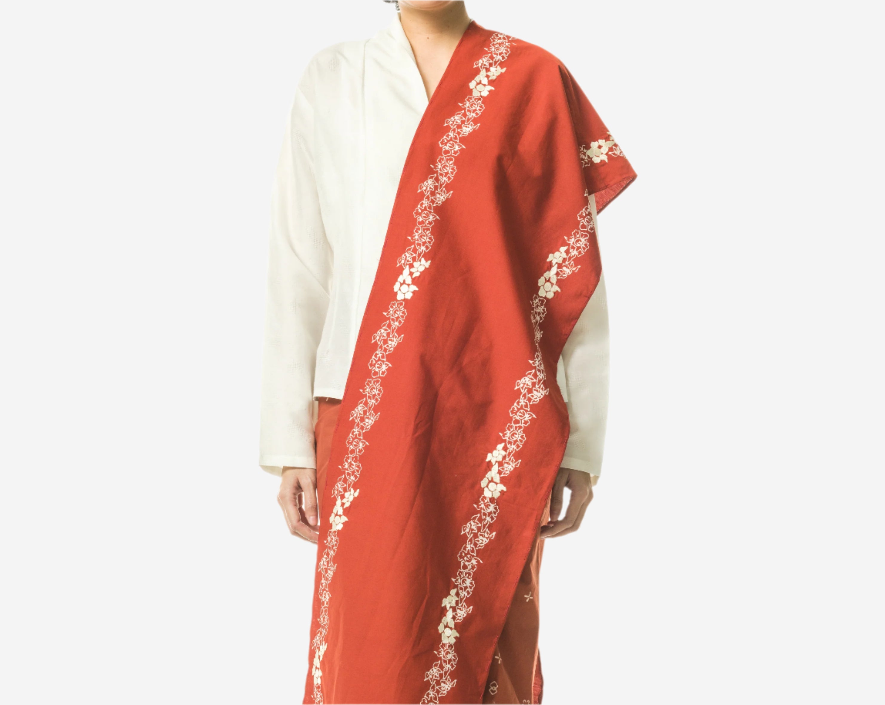 "Untaian Bunga " - Wide Shawl – Sejauh