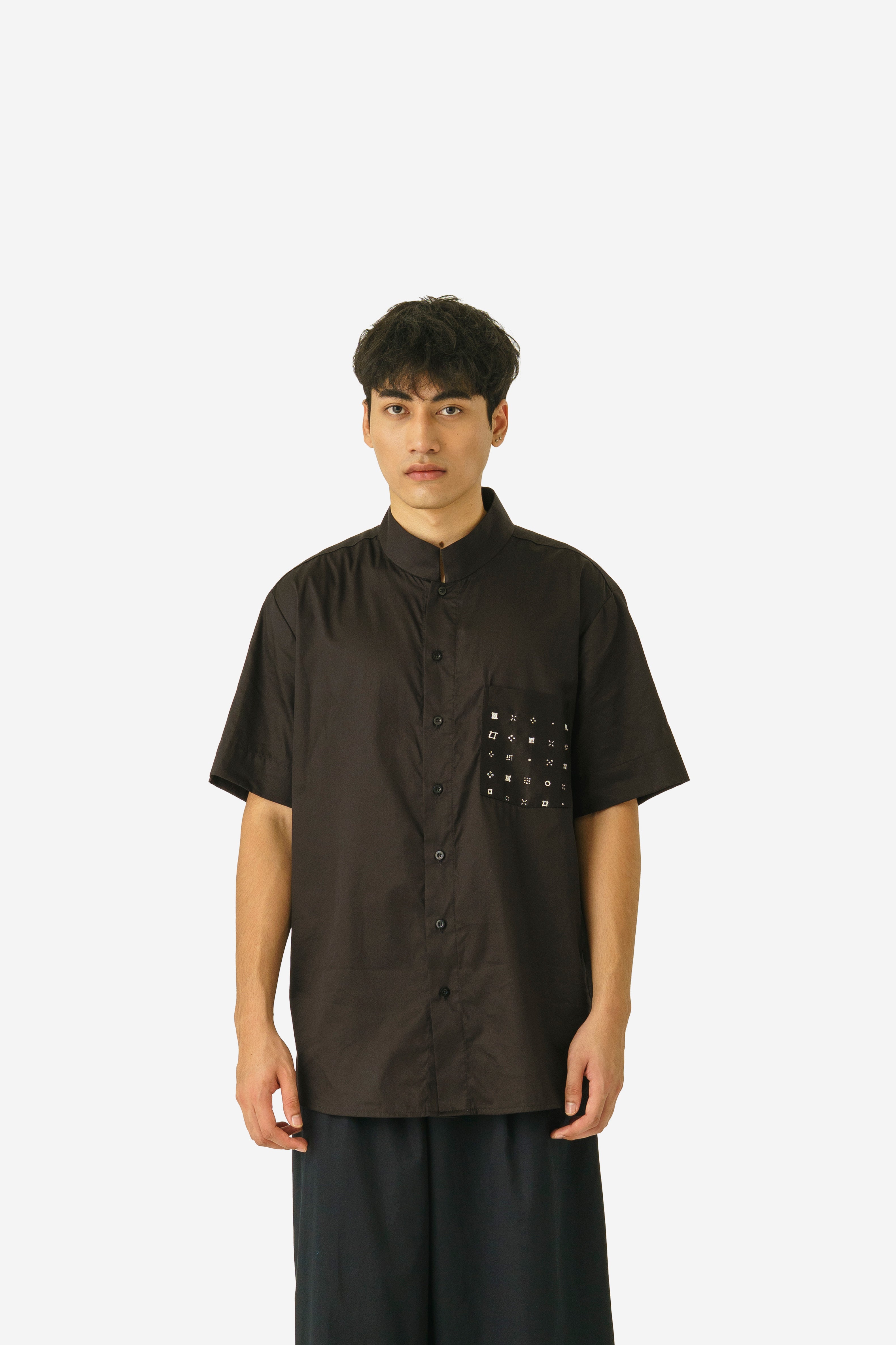 "Sejauh Mata Memandang X Tulus" - “Monokrom” - Betawi Short Sleeve Shi