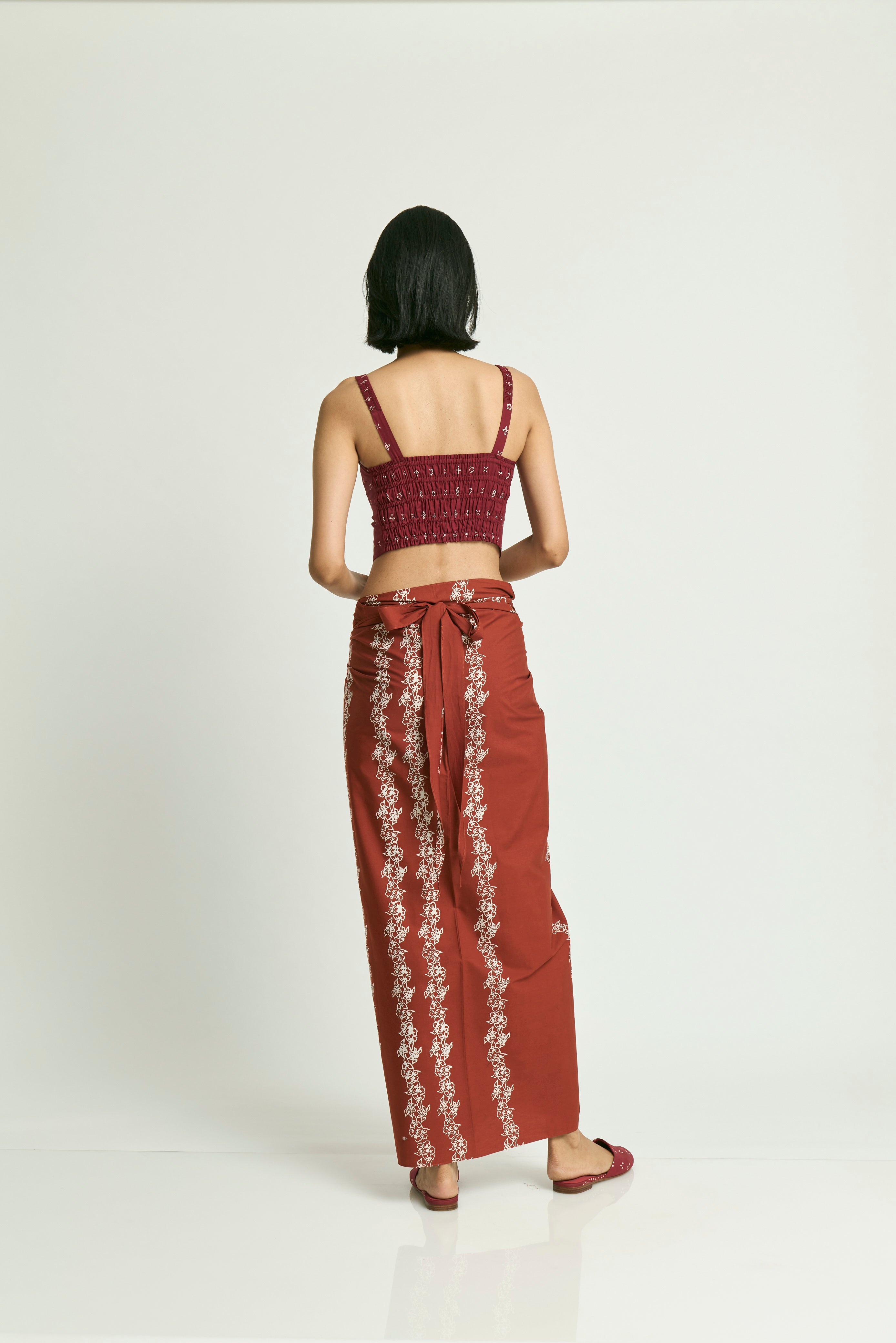 "Untaian Bunga" - Wrap Skirt – Sejauh